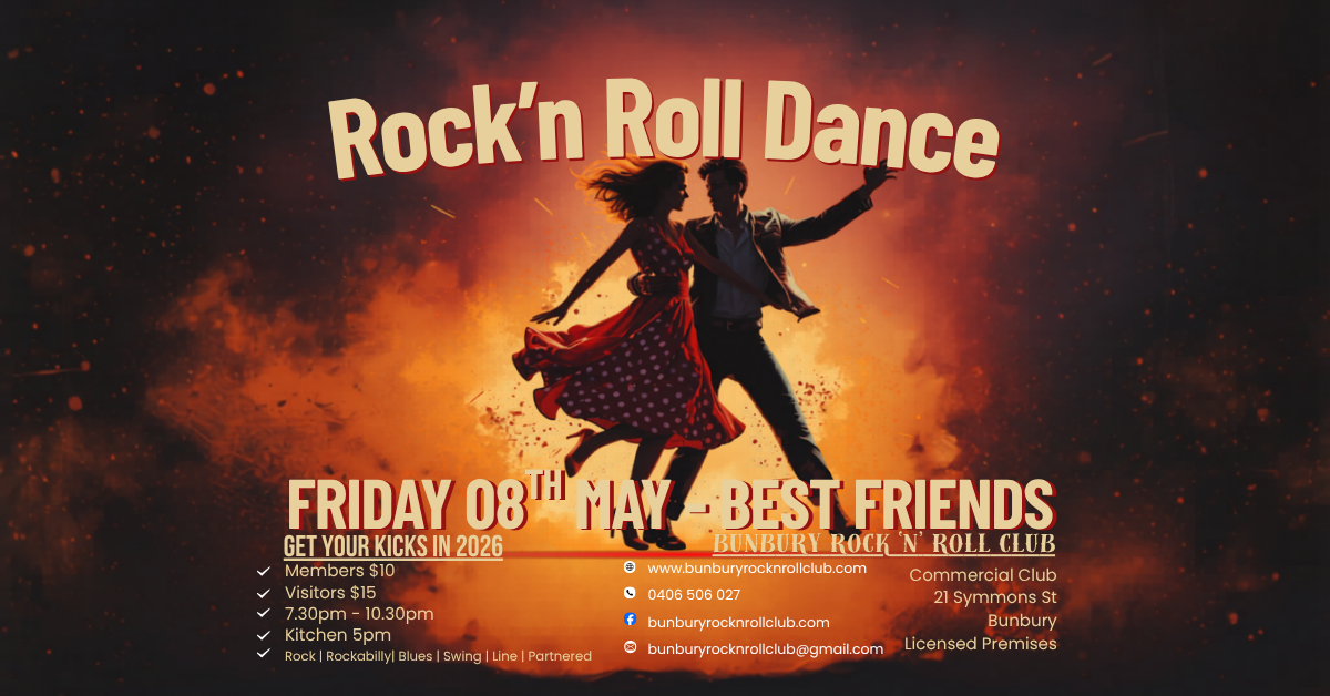 Rock & Roll Dance - Best Friends - Visit Bunbury Geographe