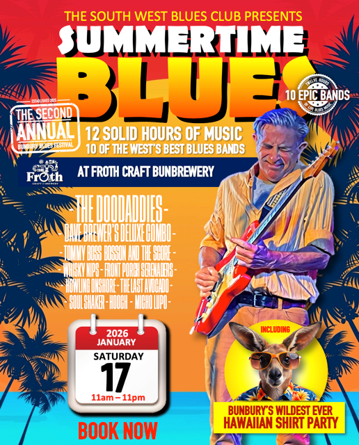 Summertime Blues Festival @ Froth Craft Brewery Bunbury - Visit Bunbury ...